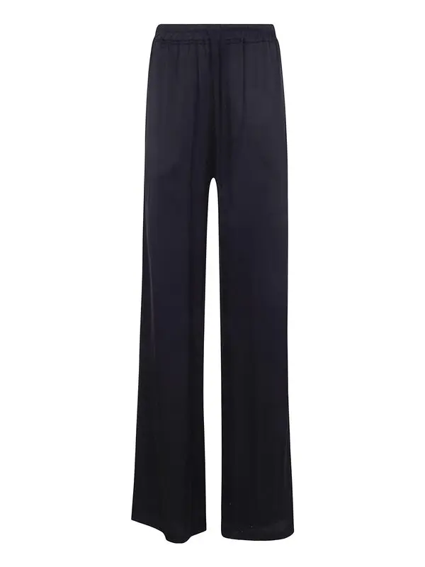 THOM KROM Wide Leg Trousers - Black