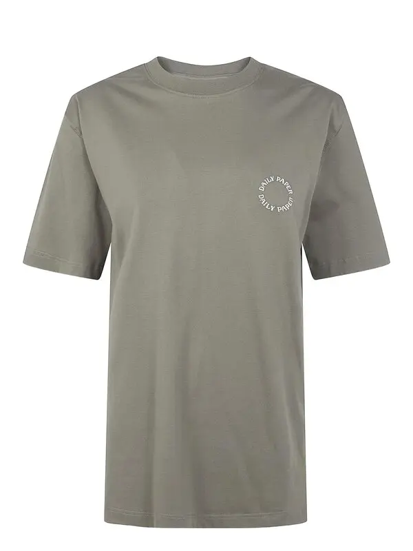 DAILY PAPER Orbit" Embroidery T-shirt - Green