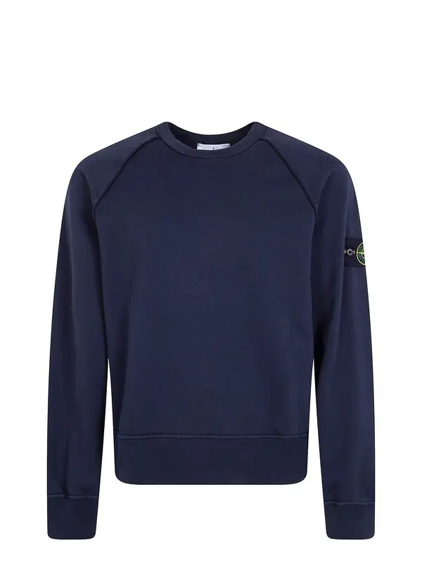 Stone Island Crewneck Sweatshirt - Blue