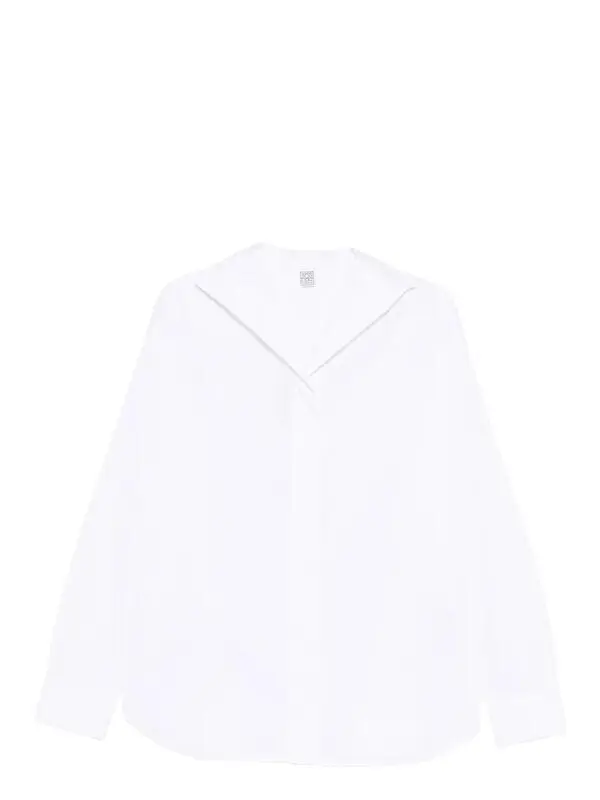 TOTEME Sharp Popeline Shirt - White