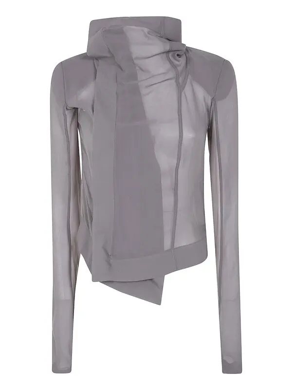 Rick Owens Classic Biker Jacket - Gray
