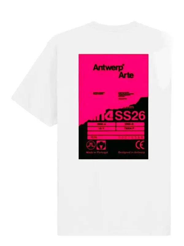 ARTE ANTWERP Back "poster" T-shirt - White