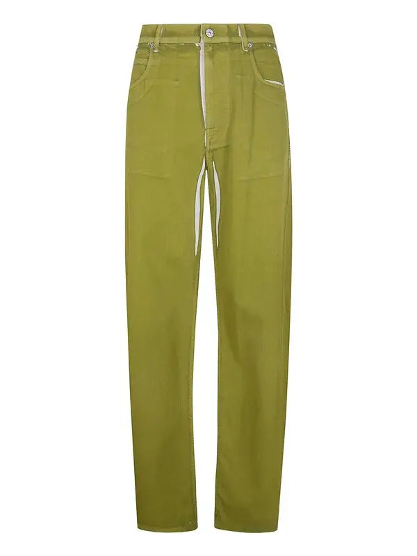 Marni Wide Leg Trousers - Green