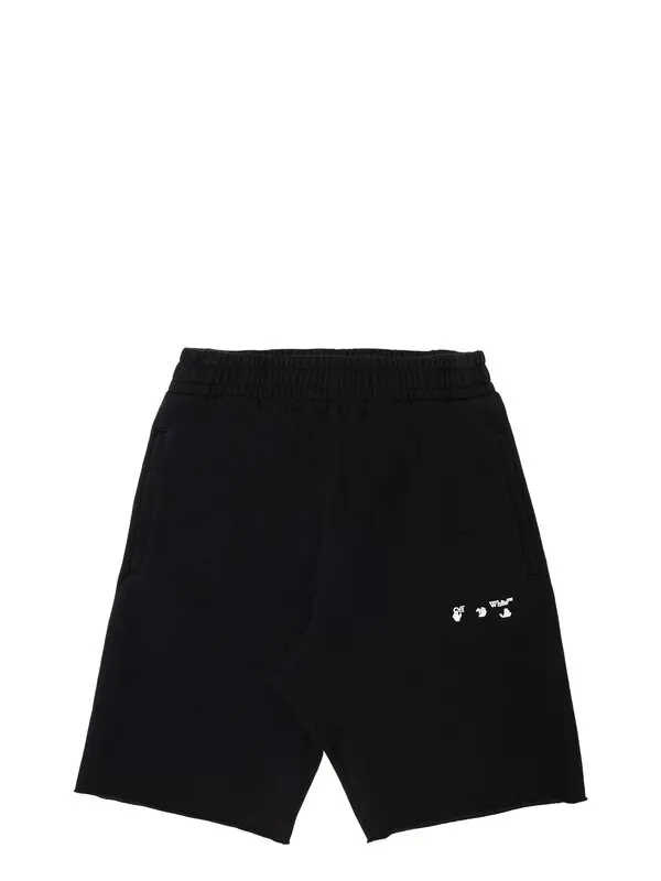 Off-White Logo Sweatshorts - Black