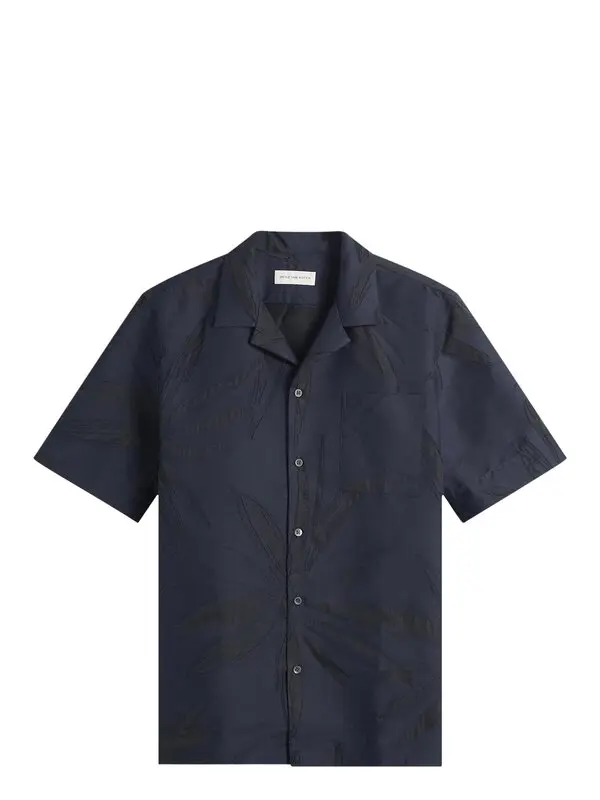 Dries Van Noten Spikey Flower Devoure Shirt - Blue