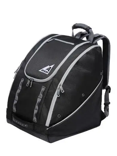 ATHALON Ski Boot Bag Gear Pack - Black