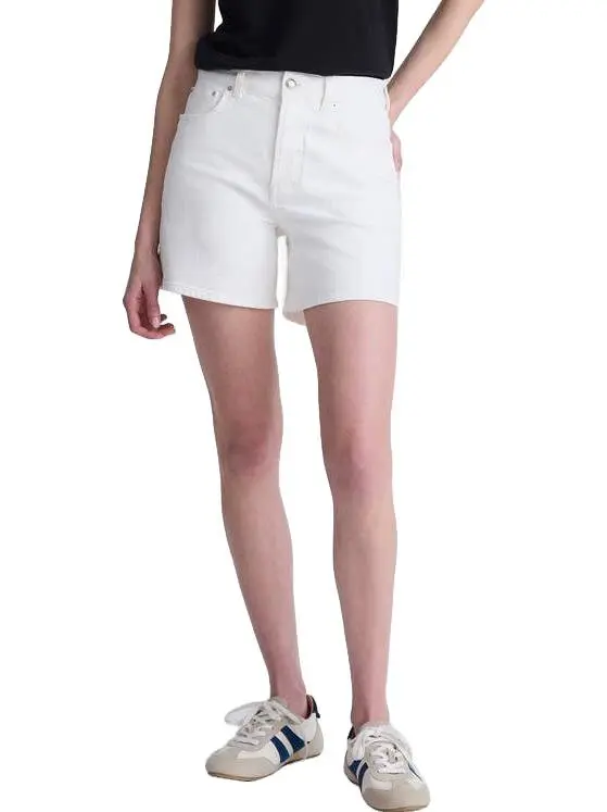 Madewell The Perfect Vintage Mid-length Denim Shorts - Tile White