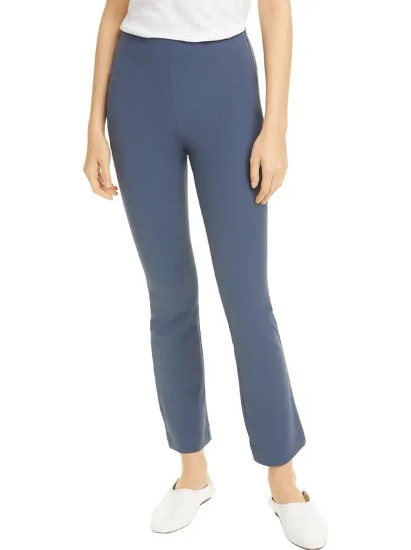 Vince Crop Flare Trousers - Deep Azul