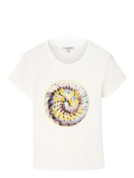 ALLSAINTS Spun Out Stevie Cotton-jersey T-shirt - Chalk White