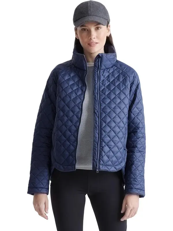 Quince Featherless Quilted Puffer Jacket - Navy