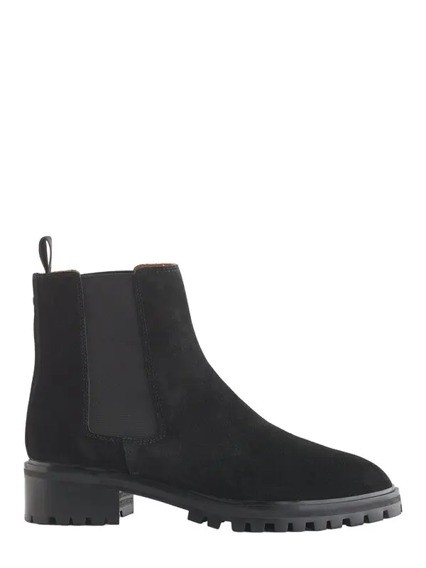 Quince Suede Chelsea Boot - Black