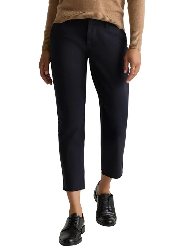 Quince Organic Stretch Cotton Chino Pants - Black