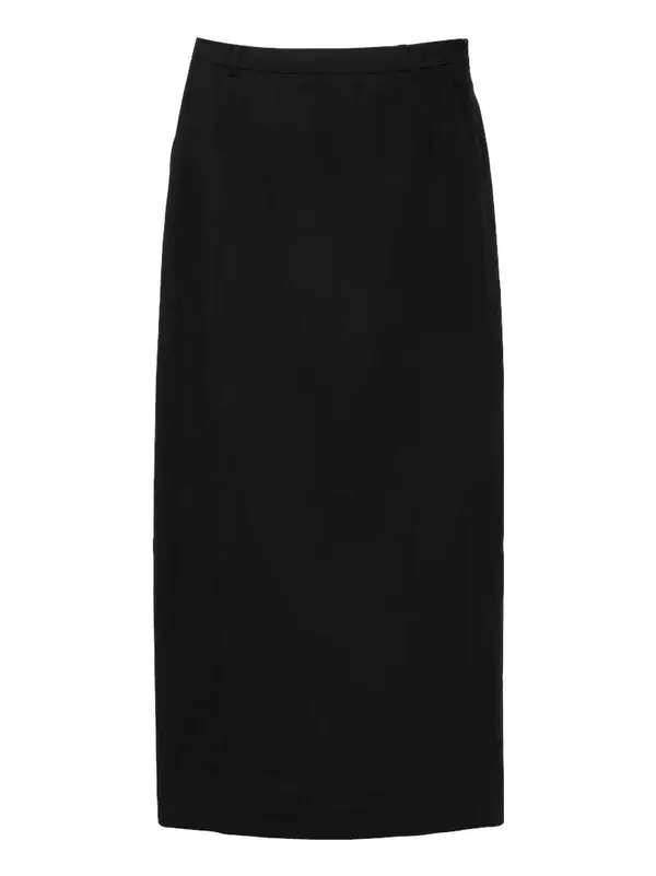 KIMHEKIM Faux-pearl-chain Maxi Skirt - Black