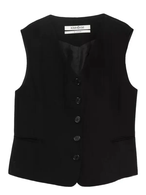 KIMHEKIM Ella Waistcoat - Black