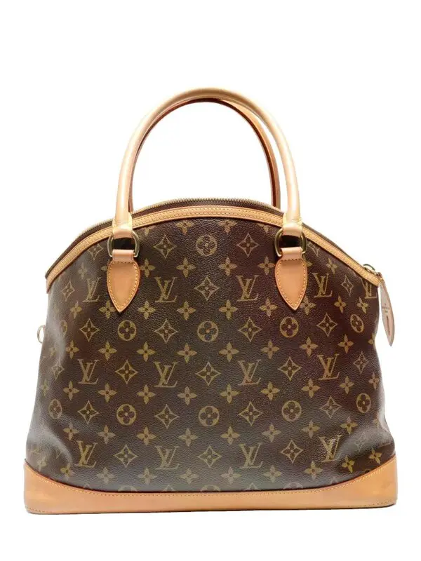 LOUIS VUITTON 2006 Lockit Monogram-pattern Horizontal Tote Bag - Brown
