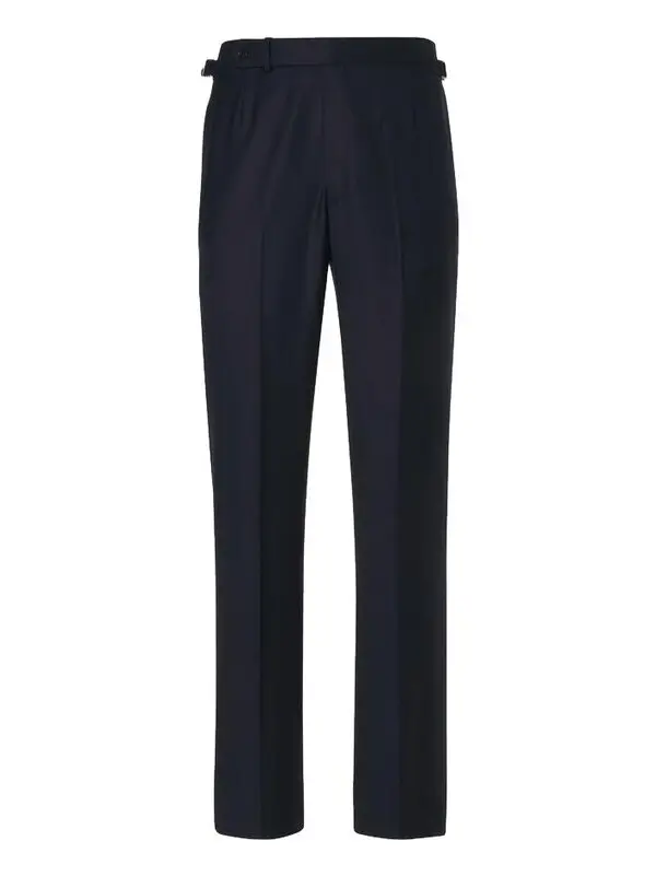 Dunhill Wool Slim Pants - Blue