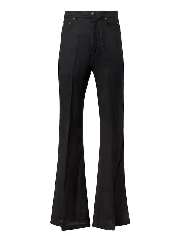 Rick Owens Bolan Twill Bootcut Pants - Black