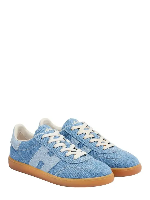 Hogan Low-top Denim Sneakers - Blue