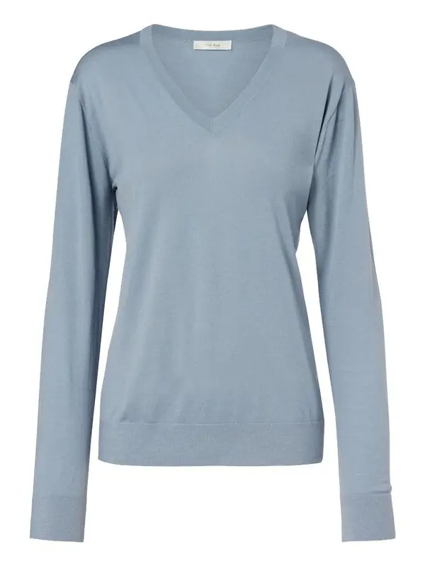 THE ROW Naius Wool Sweater - Blue
