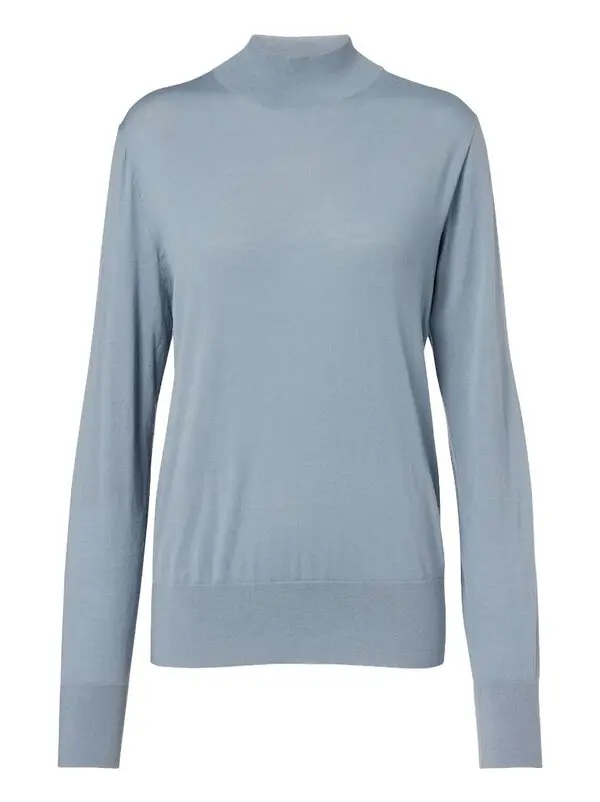 THE ROW Nari Wool Sweater - Blue