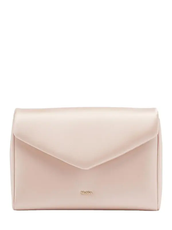 Max Mara Satin Clutch - Pink