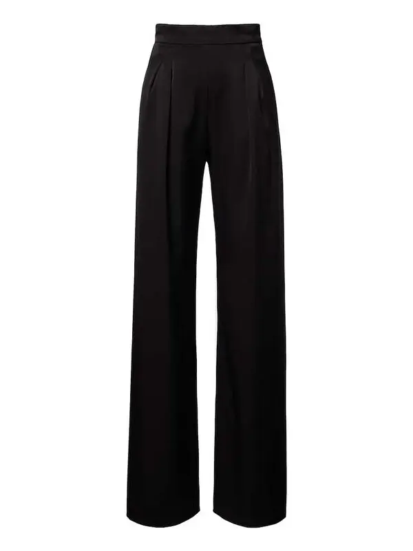 Max Mara Divo Wide-leg Pants - Black