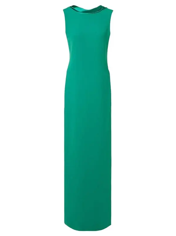 Max Mara Aere Cady Maxi Dress - Green