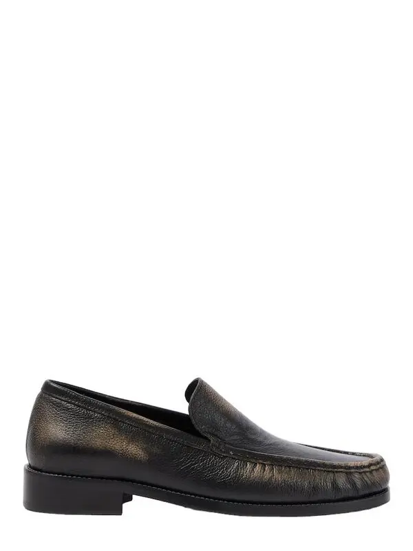 Acne Studios Leather Loafers - Black