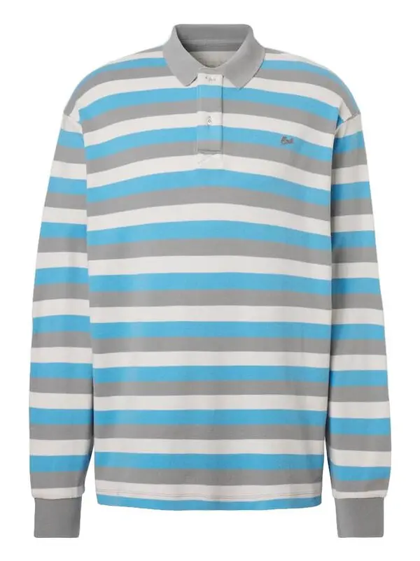 ERL Striped Cotton Polo Shirt - Multicoloured
