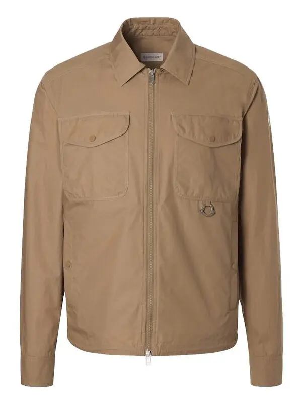 Moncler Cotton Blouson Jacket - Beige