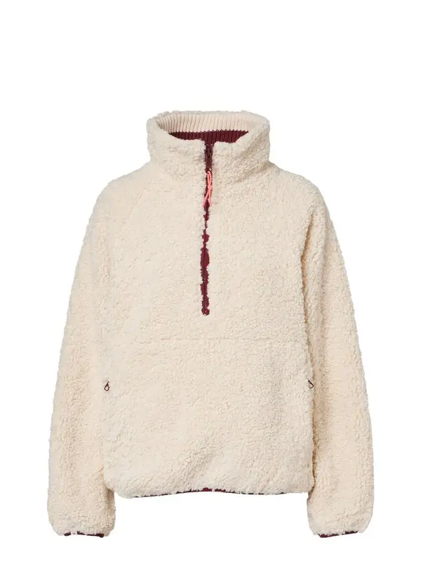 The Upside Harlow Half-zip Top - Beige