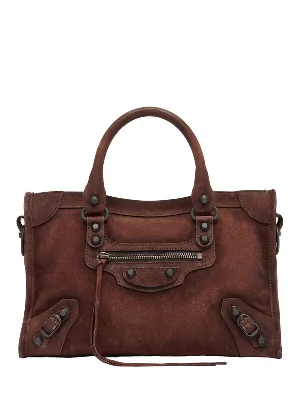 Balenciaga Le City Small Tote Bag - Brown