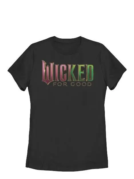 WICKED: FOR GOOD Official Logo Graphic T-shirt - Black