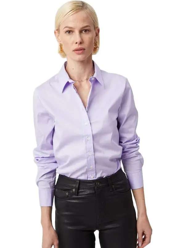 The Shirt By Rochelle Behrens The Icon Shirt - Lavender