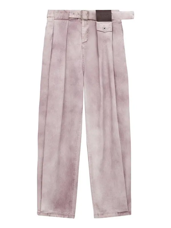 Loewe Relaxed Fit Straight Leg Jeans - Pink