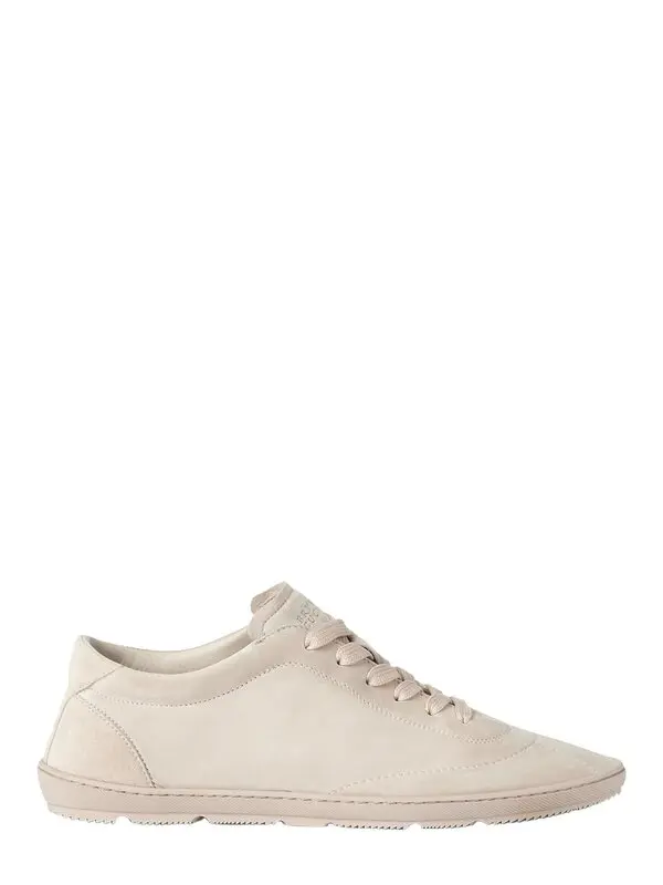 Brunello Cucinelli Suede Low-top Sneakers - Beige