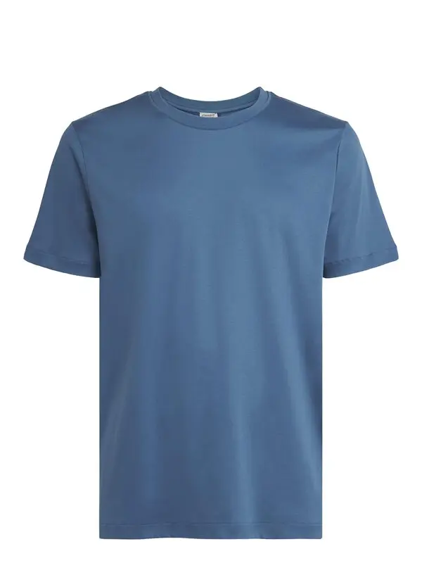 Zimmerli 286 Sea Island T-shirt - Blue