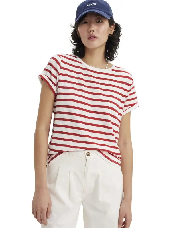 LEVI'S Margot Short-sleeve T-shirt - Captain Stripe