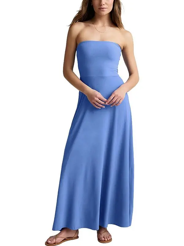 Beyond Yoga Featherweight Strapless Maxi Dress - Wild Flower