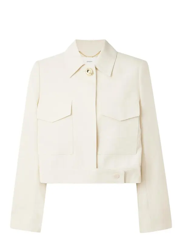 JOSEPH Renoir Cropped Jacket - Neutrals