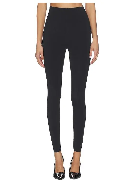 Commando Cotton Legging - Black