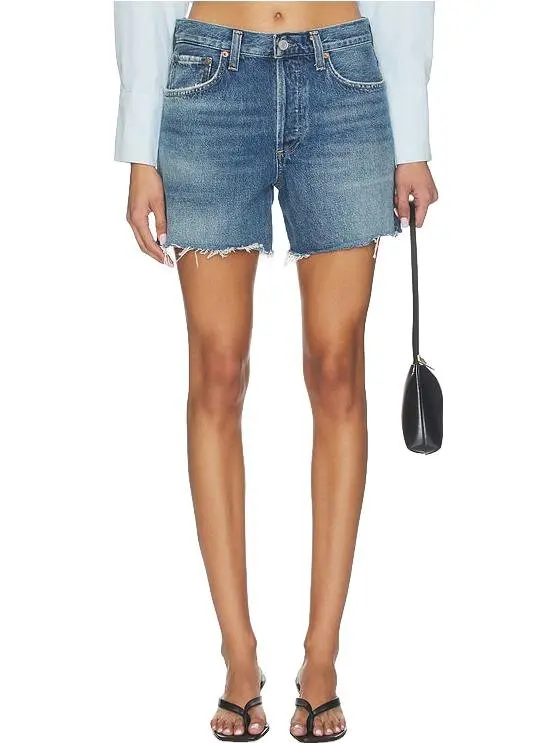 AGOLDE Nye Relaxed Denim Shorts - Bounty
