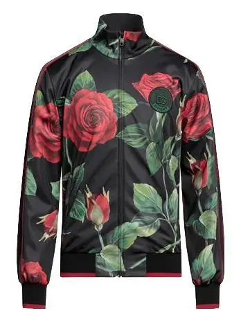 Dolce & Gabbana Floral-print Jacket - Black