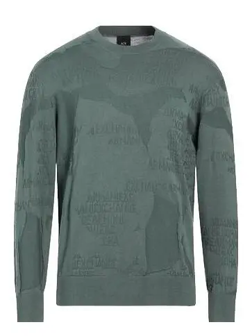 Armani Exchange Military Cotton Sweater - Green