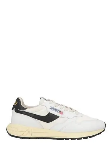 AUTRY Leather And Nylon Sneakers - Off White
