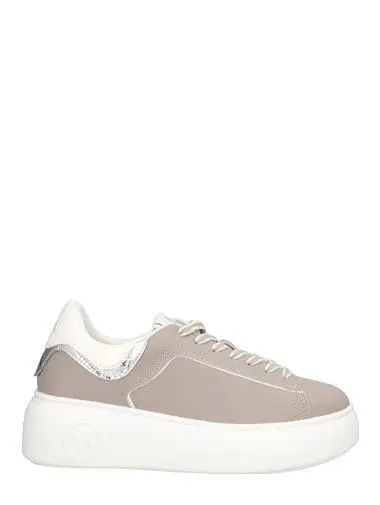 Armani Exchange Leather Low-top Sneakers - Grey