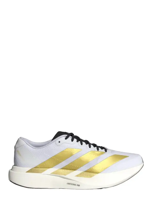 Adidas Adizero Evo Sl Woven Sneakers - Cloud White / Matte Gold / Core Black