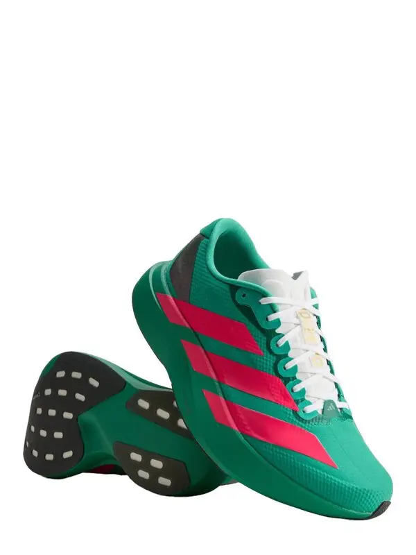 Adidas Adizero Evo Sl Woven Sneakers - Court Green / Lucid Red / Cloud White