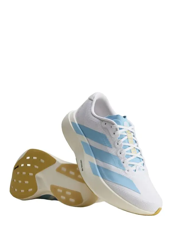 Adidas Adizero Evo Sl Sneakers - Cloud White / Clear Blue / Matte Gold