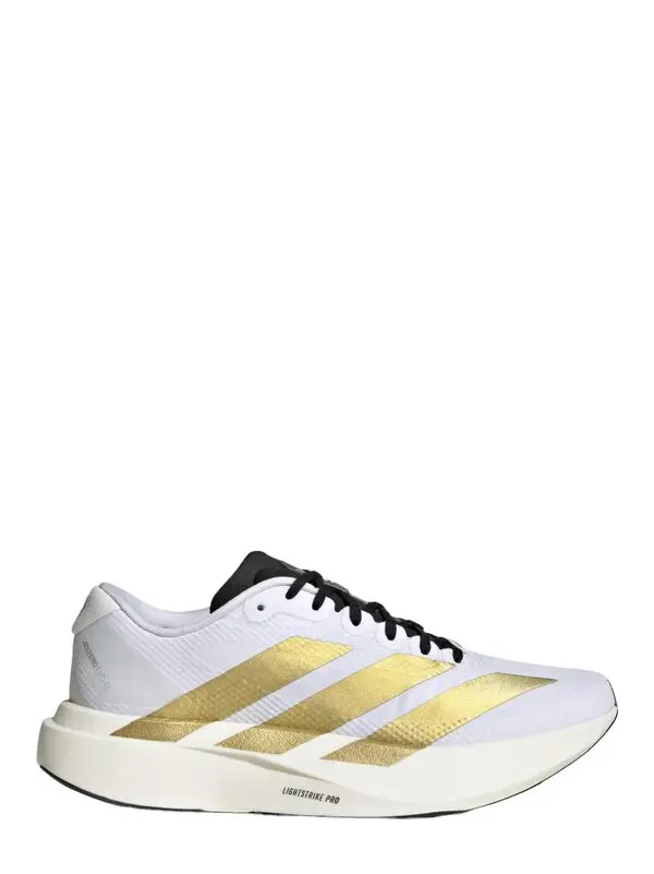Adidas Adizero Evo Sl Woven Sneakers - Cloud White / Matte Gold / Core Black